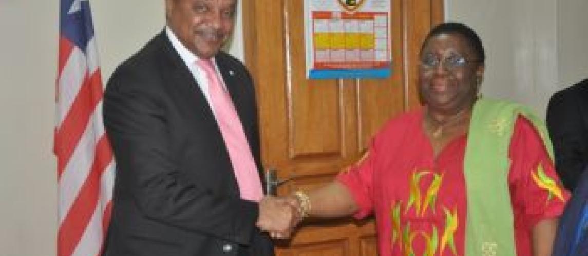 Foreign Minister Kamara Meets New Deputy SRSG for Peace Consolidation ...